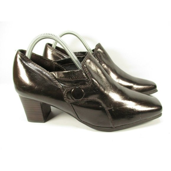 Nickels | Shoes | Nickels Ankle Boots Womens 95 Brown Simona Faux ...